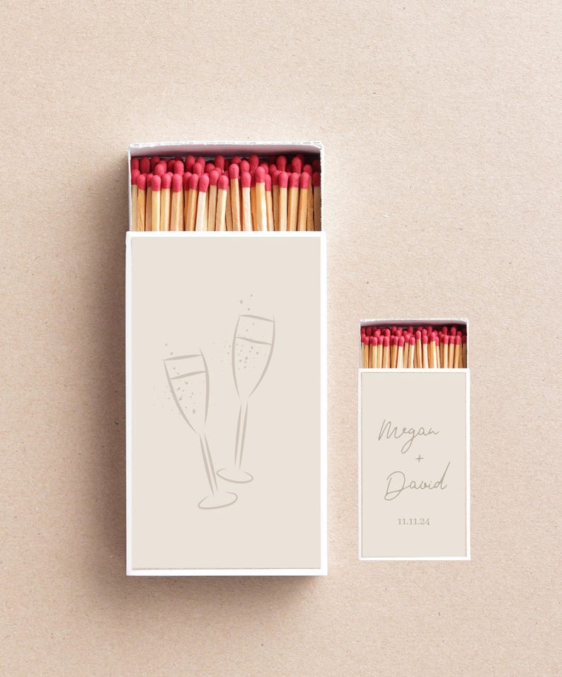 Custom Matchboxes Custom Matchboxes Favors Custom Wedding Favors Party ...