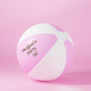 Custom Beach Ball Decals Personalized Labels for Inflatable Beach Balls ...