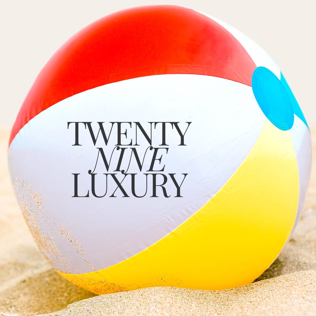 Custom Beach Ball Decals Personalized Labels for Inflatable Beach Balls ...