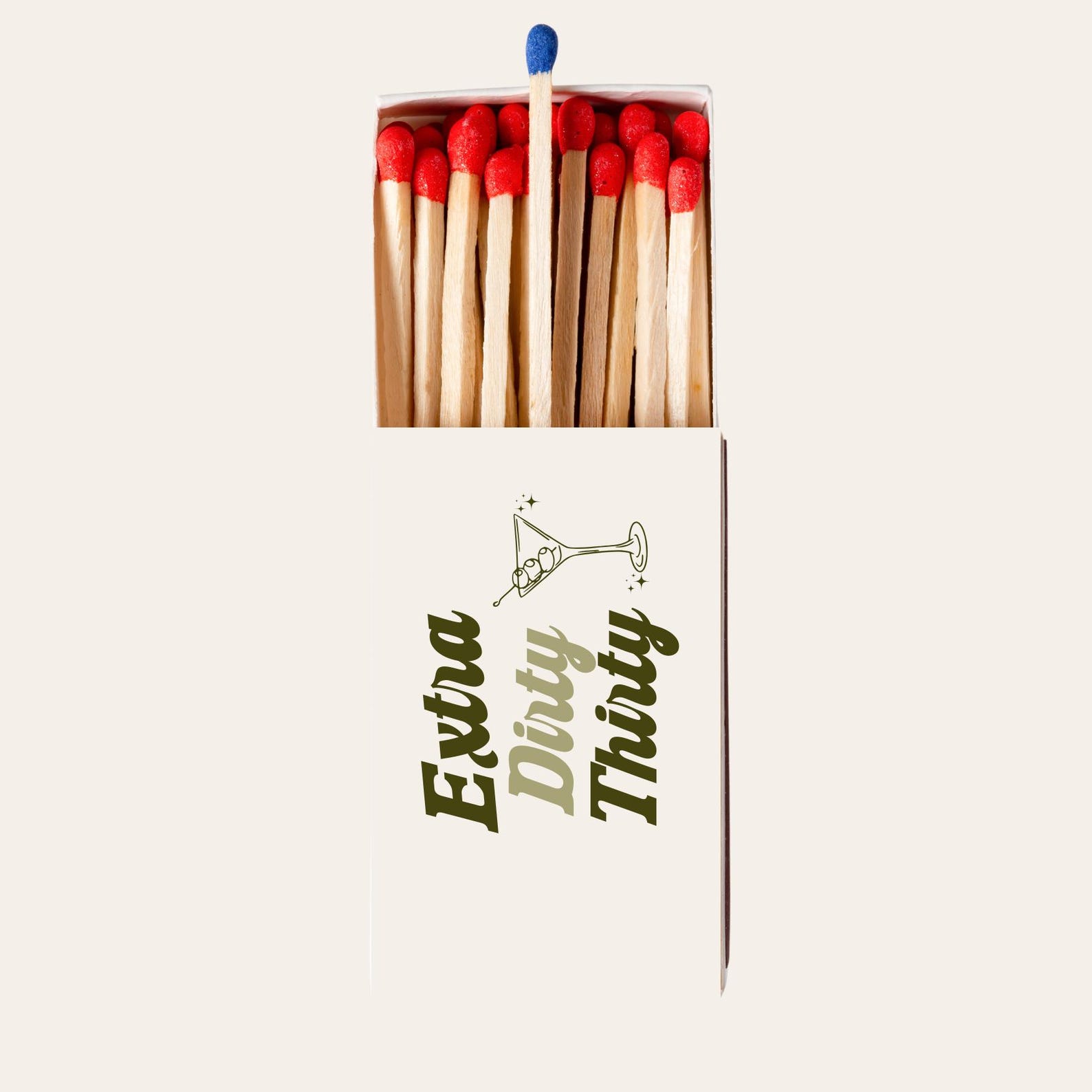 Extra Dirty Thirty Matchboxes 30th Birthday Party Favor, Martini Theme ...