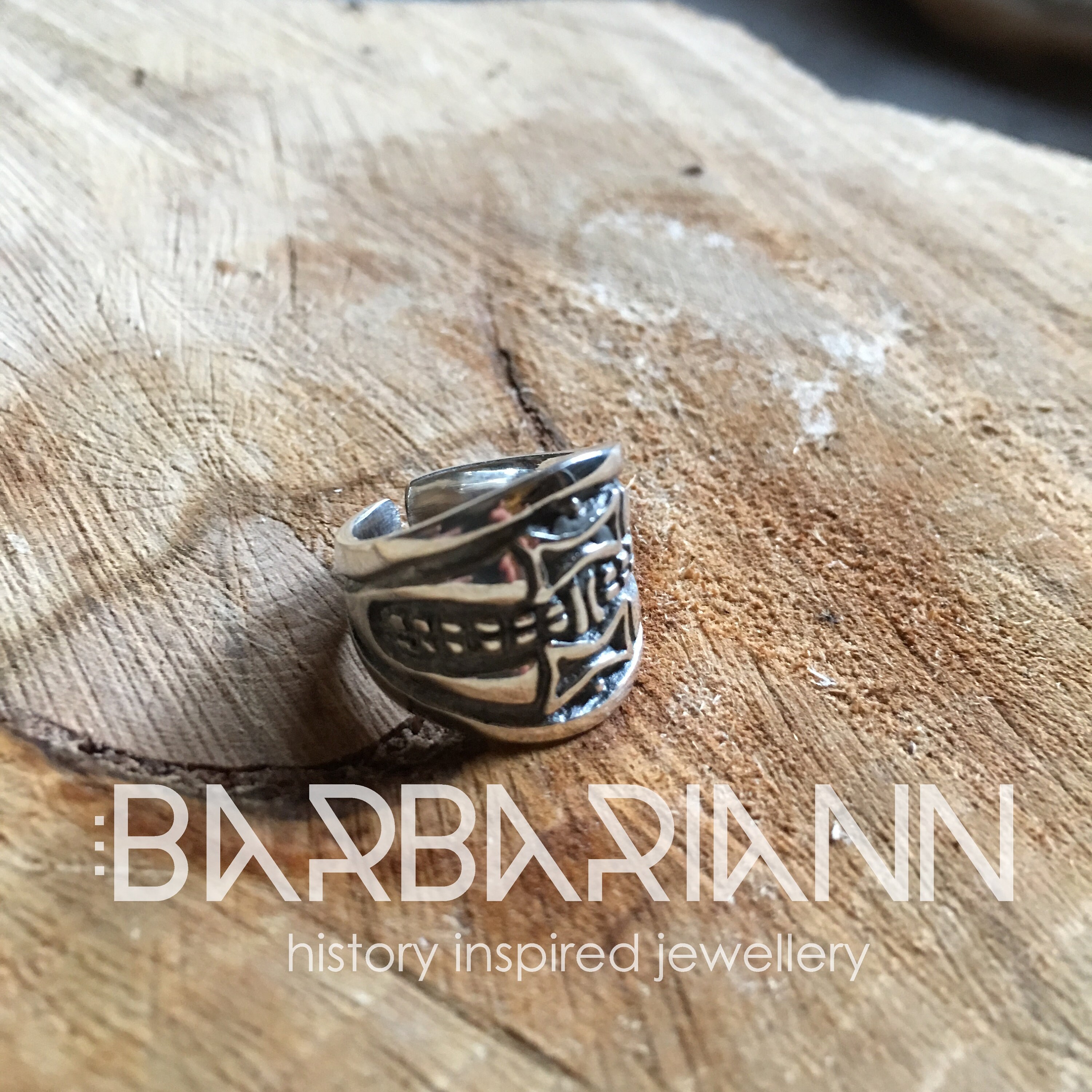 BURR - large open beard bead - 12 mm and more inner diameter - beard ...