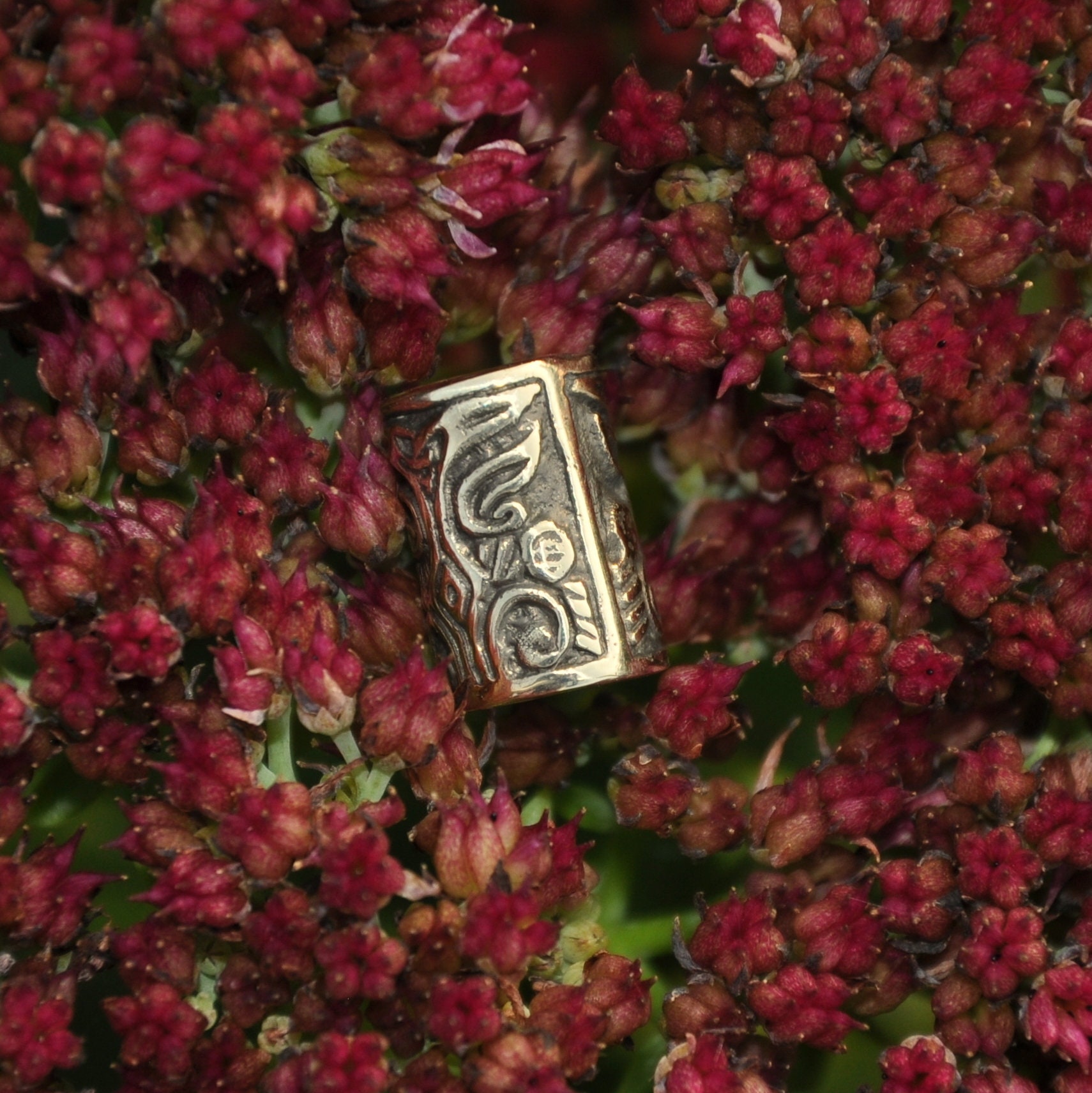 BURR - large open beard bead - 12 mm and more inner diameter - beard ...