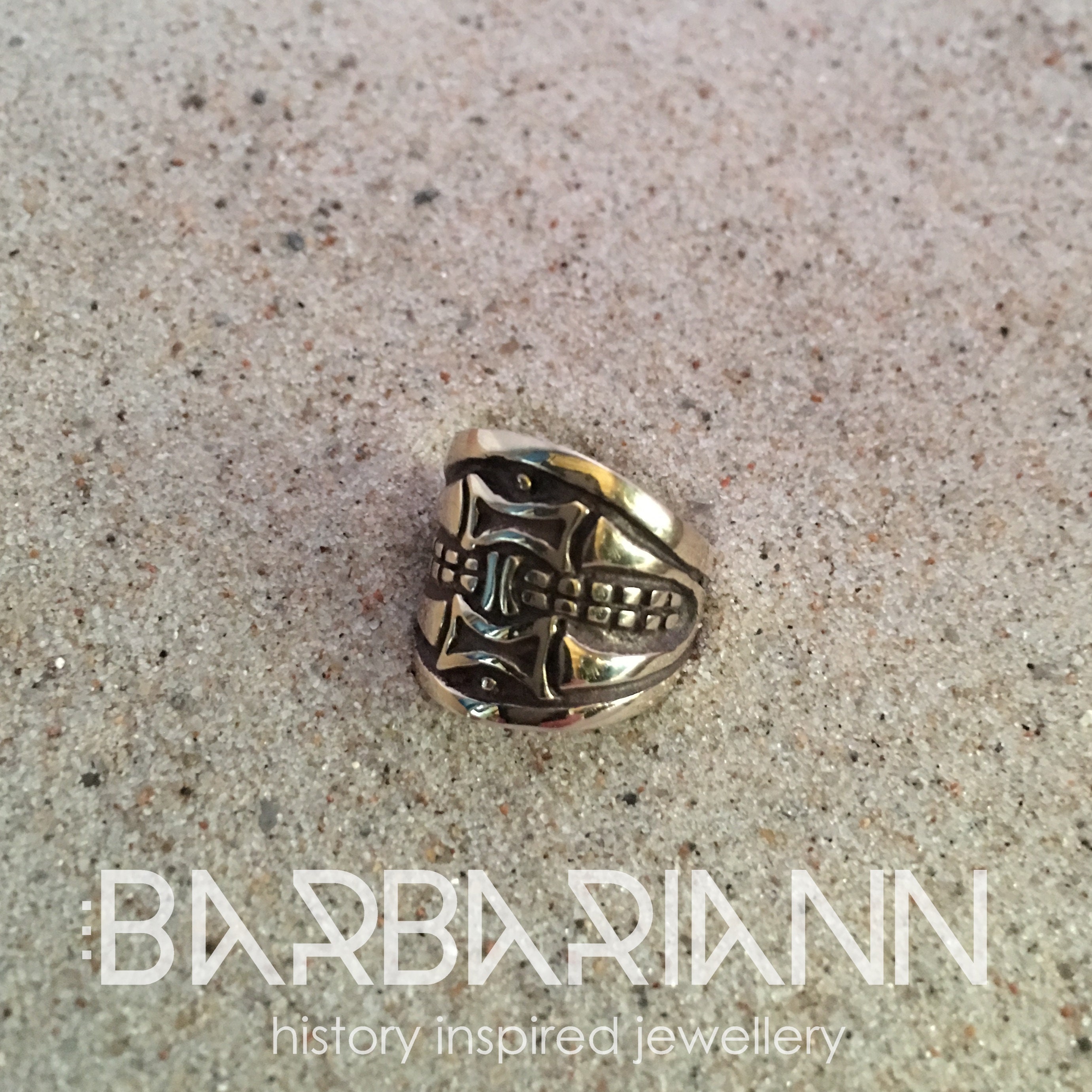 BURR - large open beard bead - 12 mm and more inner diameter - beard ...