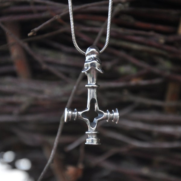 Viking Wolf Cross - Etsy