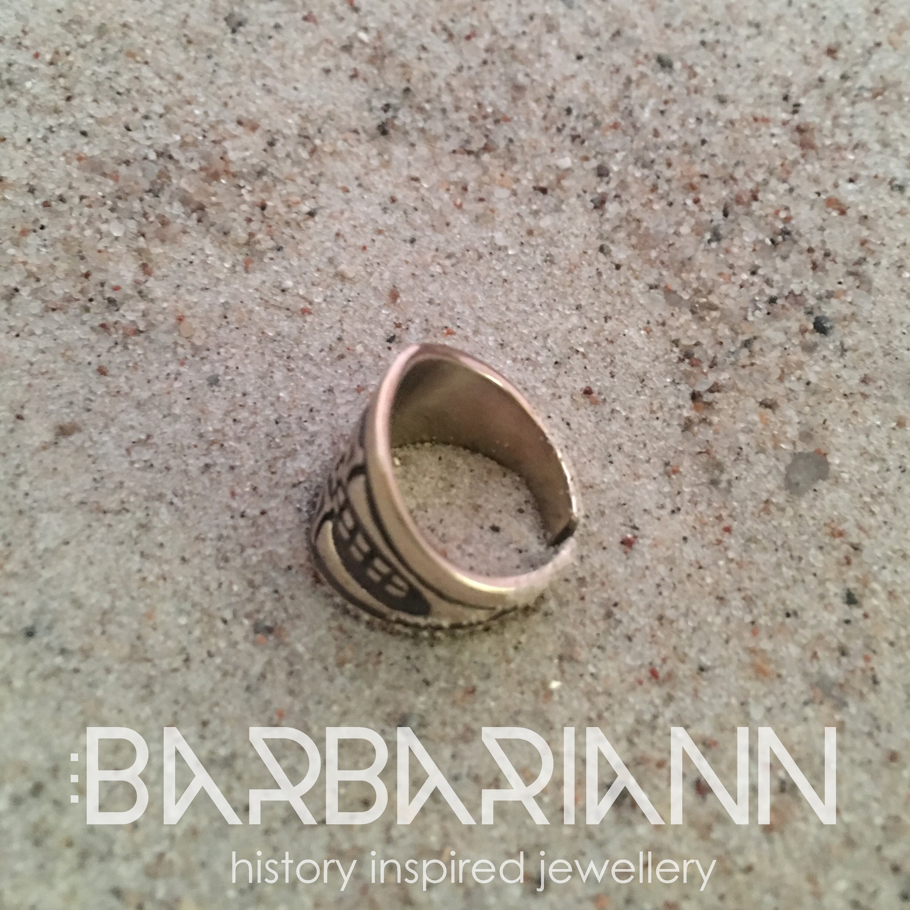 BURR - large open beard bead - 12 mm and more inner diameter - beard ...