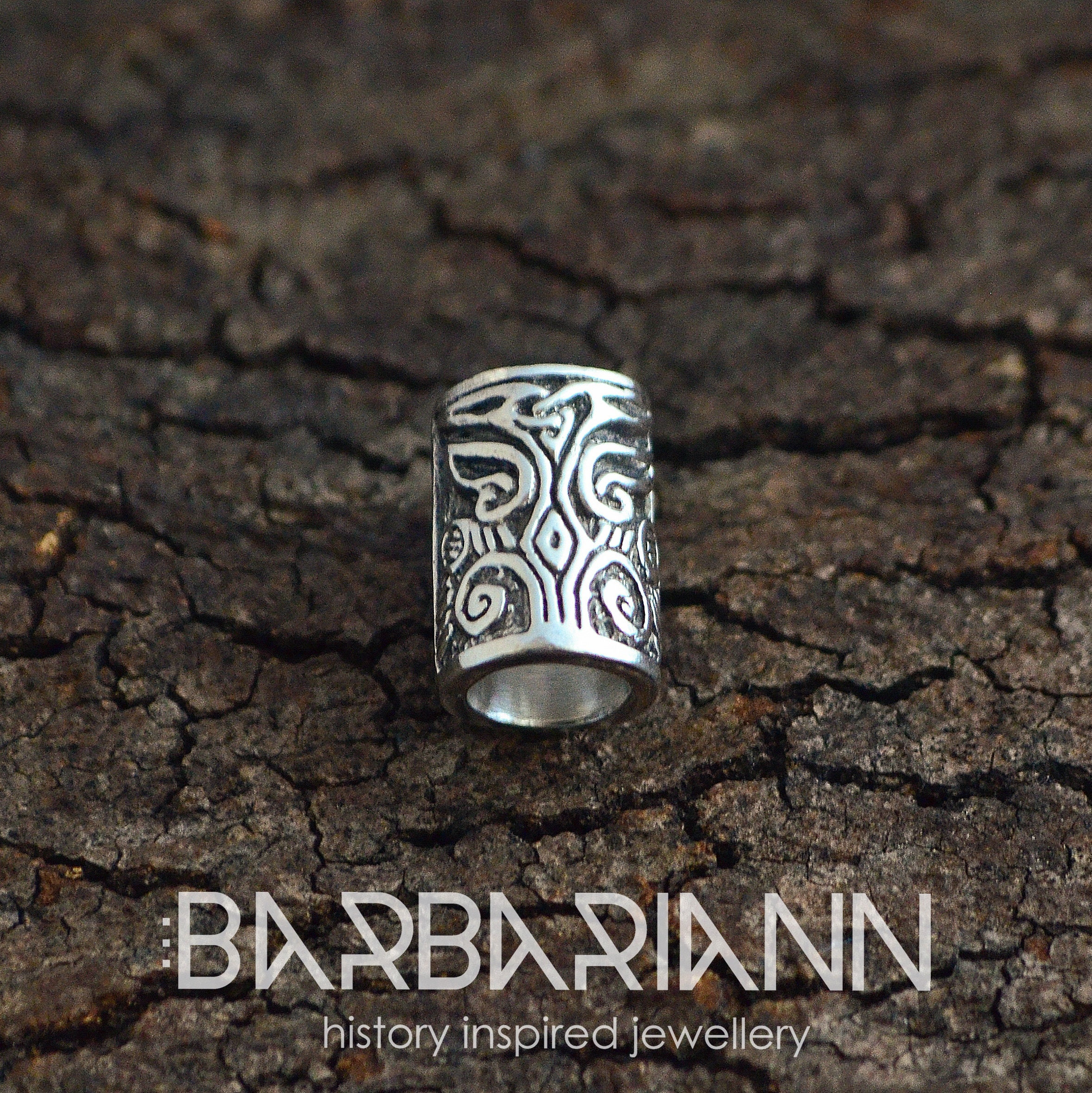 Thor - Viking beard bead - 7 mm inner diameter - authentic pattern from ...