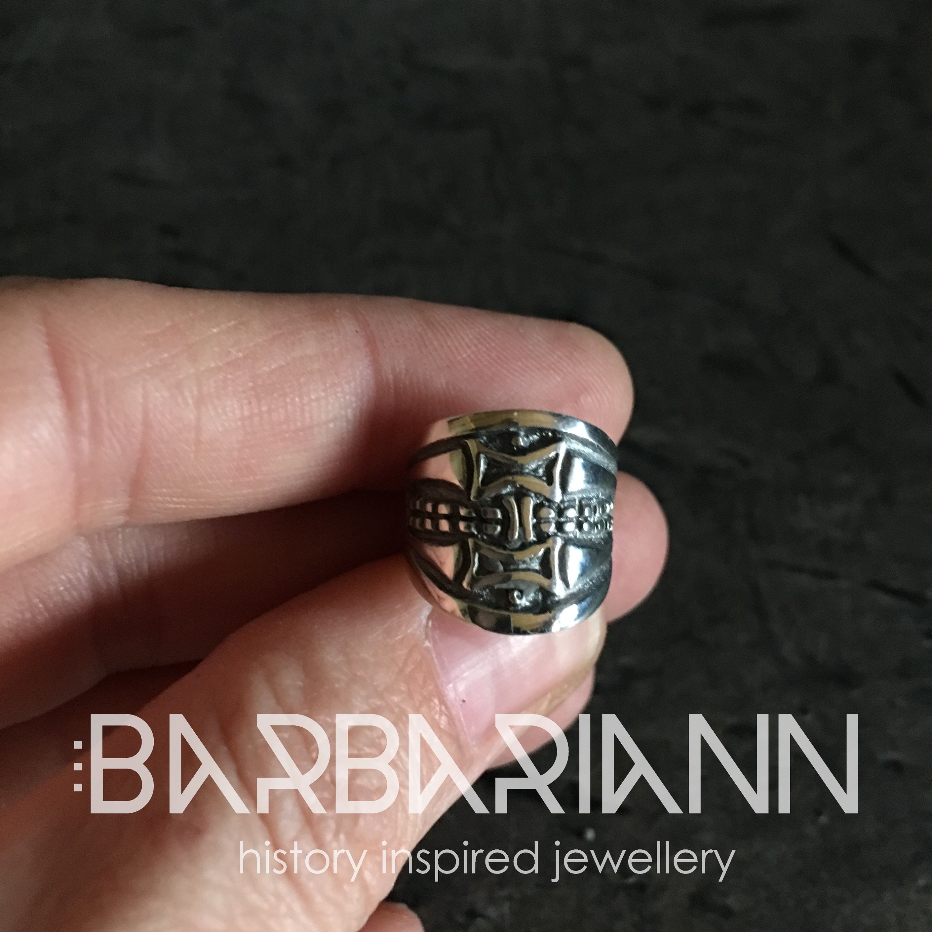 BURR - large open beard bead - 12 mm and more inner diameter - beard ...