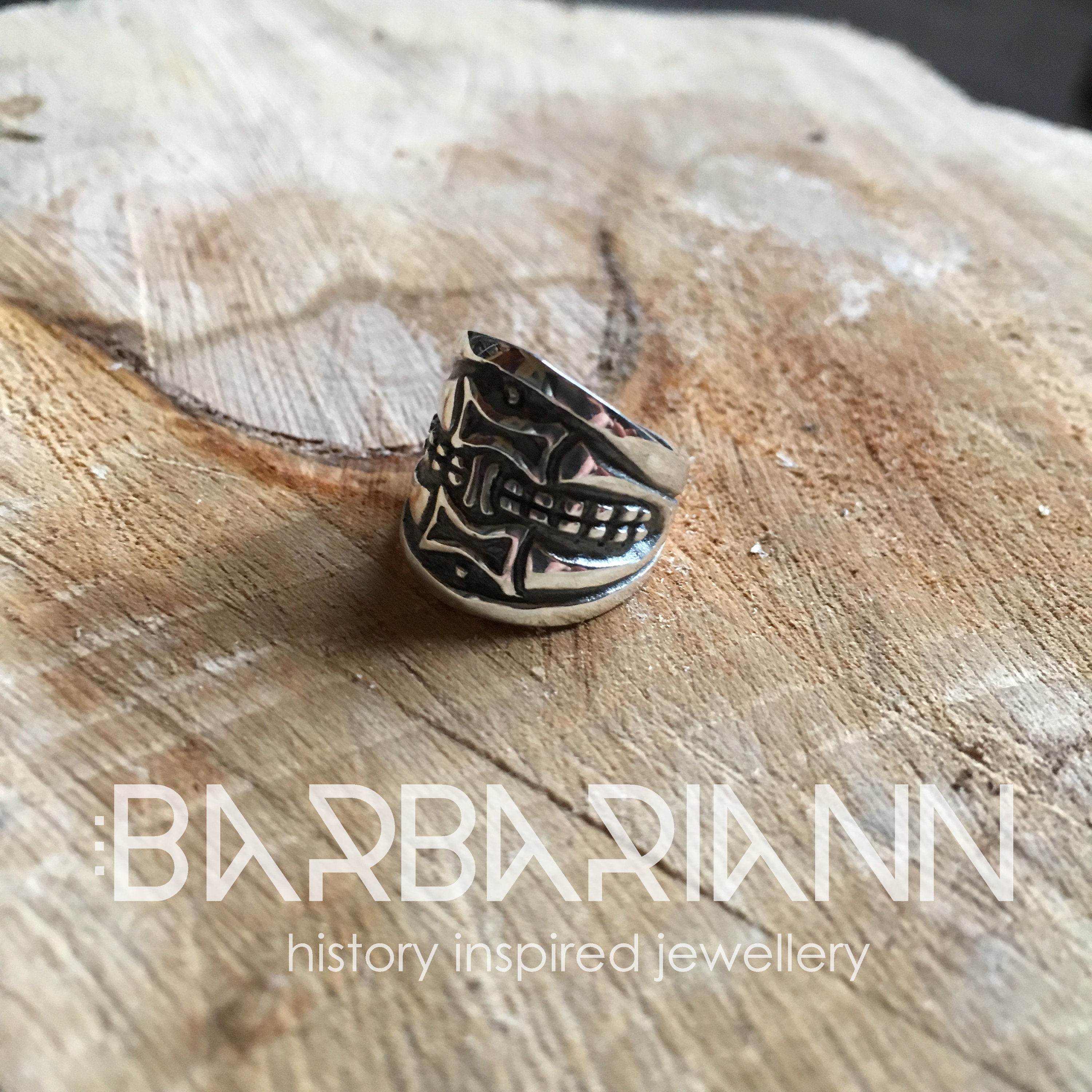 BURR - large open beard bead - 12 mm and more inner diameter - beard ...