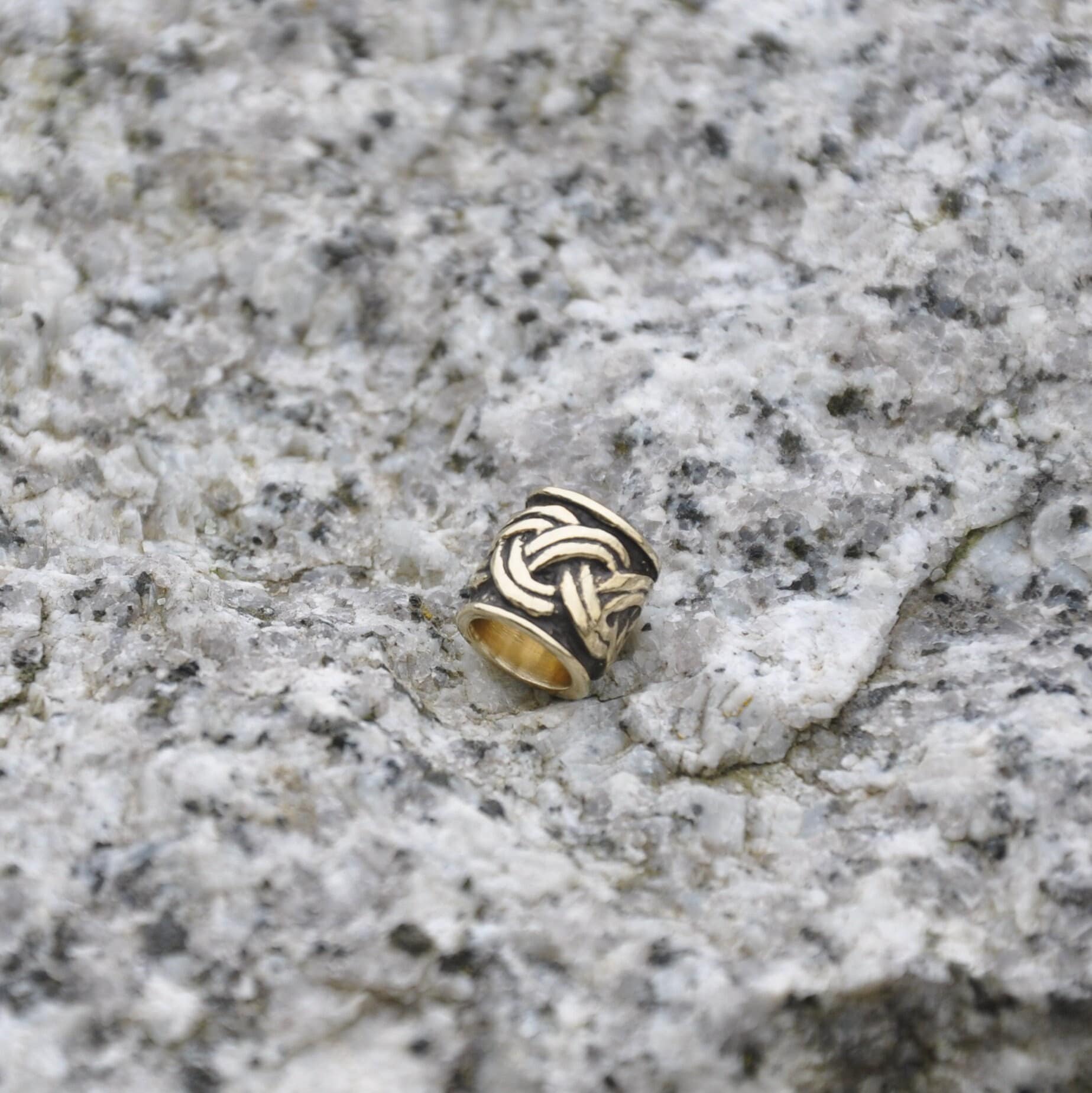 Viking trefoil brooch from Birka - silverplated bronze - reproduction ...