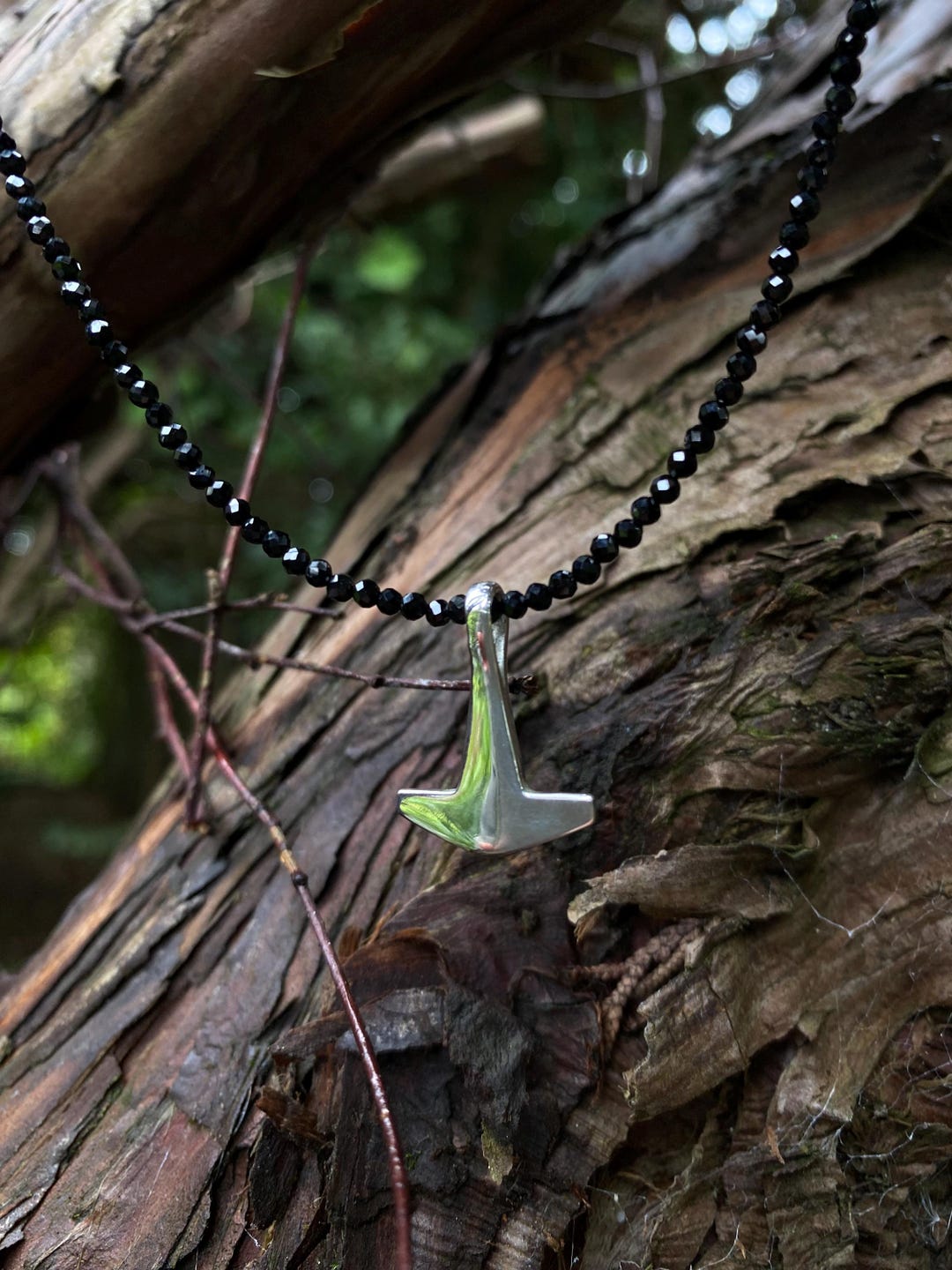 Tiny Ivar - Thor's Hammer - Amulet of Fire Protection. Sterling Sliver ...