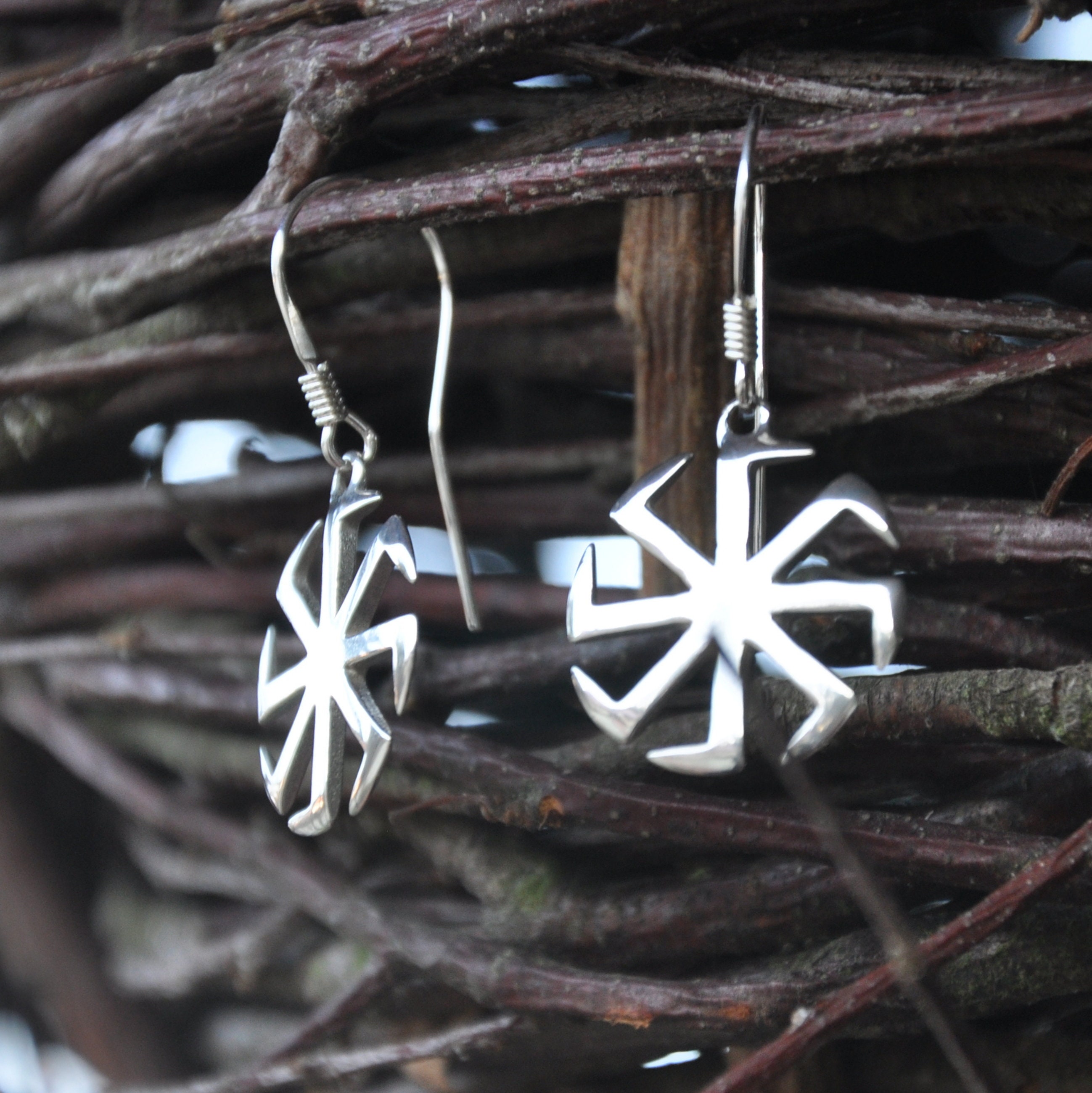 Luna - minimalist lunula stud earings - sterling silver — Barbariann ...