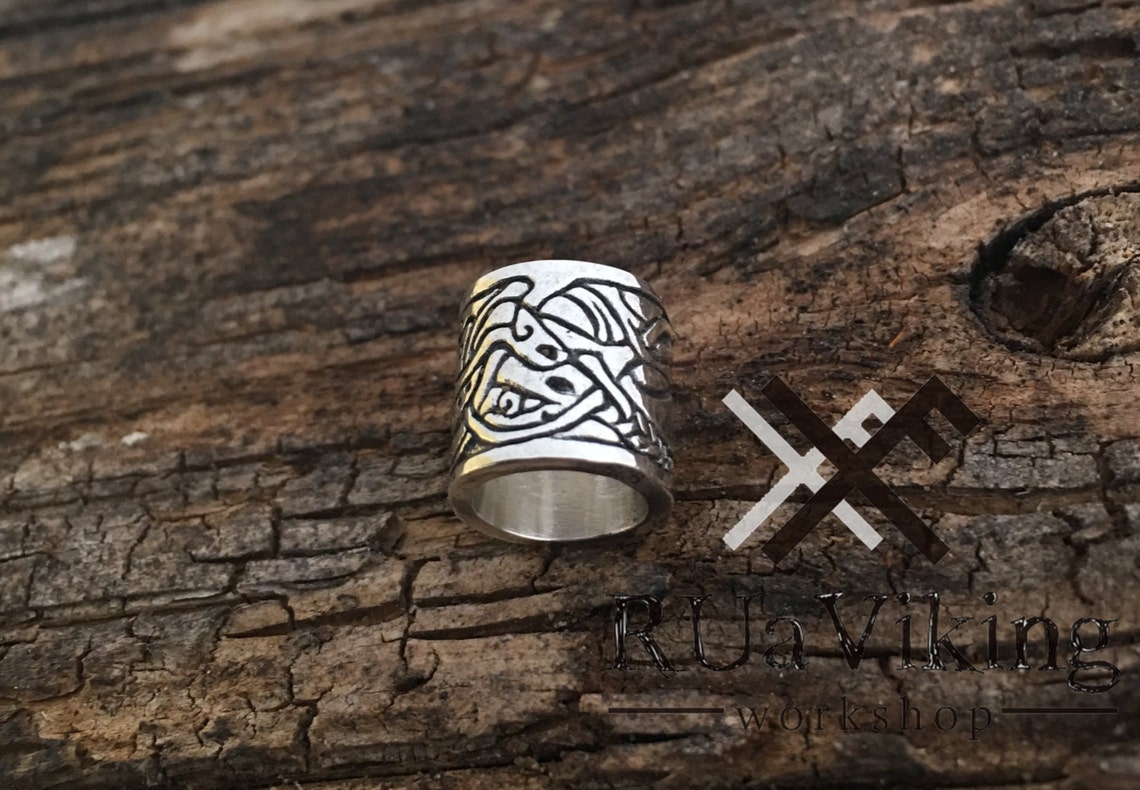 Beast Beard Bead 8.5 Mm Inner Diameter Beard Ring With | Etsy