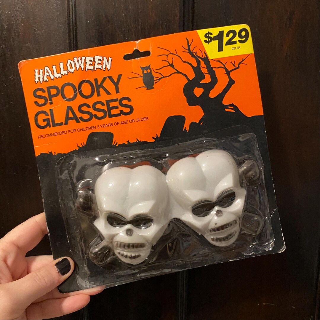 Vintage Halloween Spooky Glasses in Original Package - Etsy