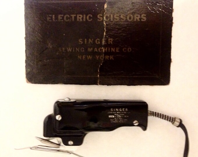 Vintage Singer Electric Scissors - Etsy