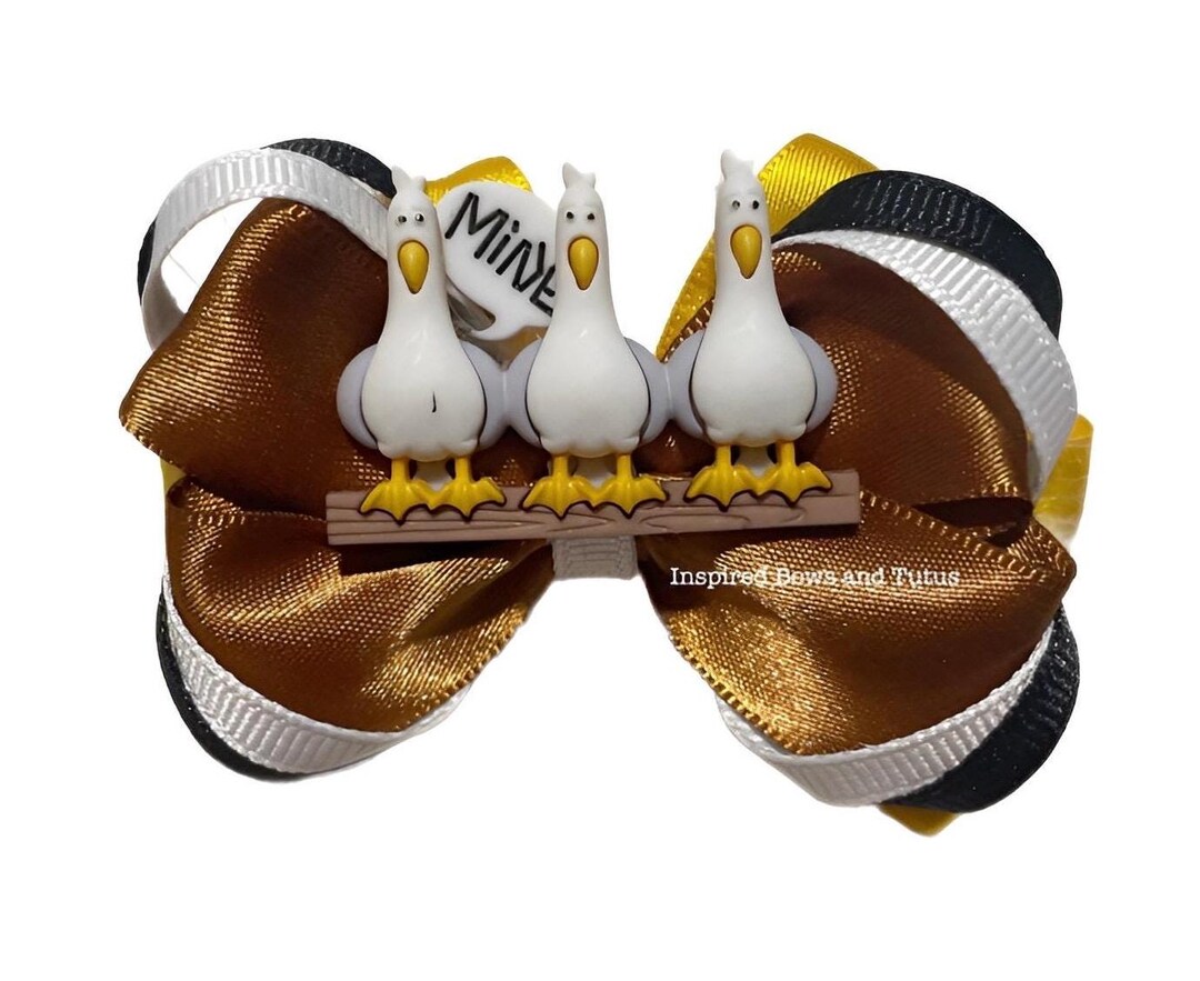 Finding Nemo Mine Birds Inspired Mini Hair Bow - Etsy