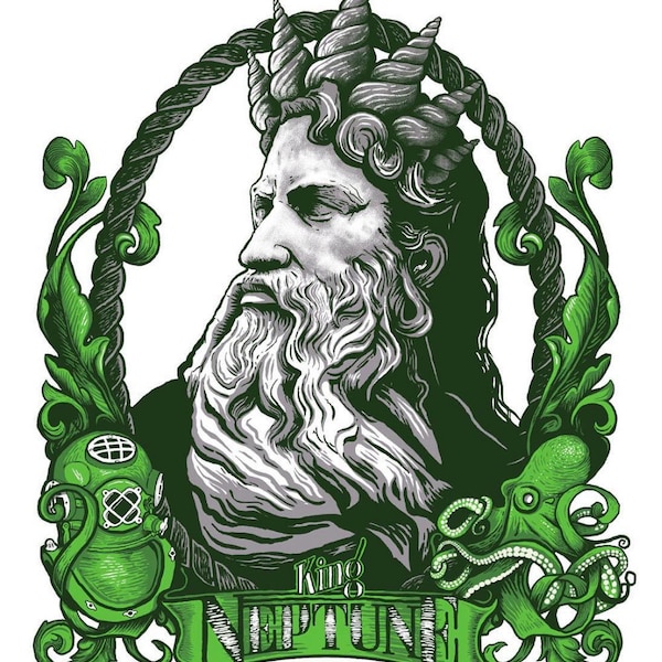 King Neptune Art - Etsy