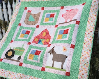 Farm Quilt Pattern - Etsy