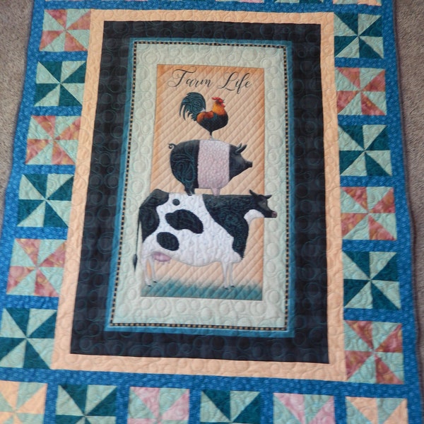 Farm Animals Quilt - Etsy