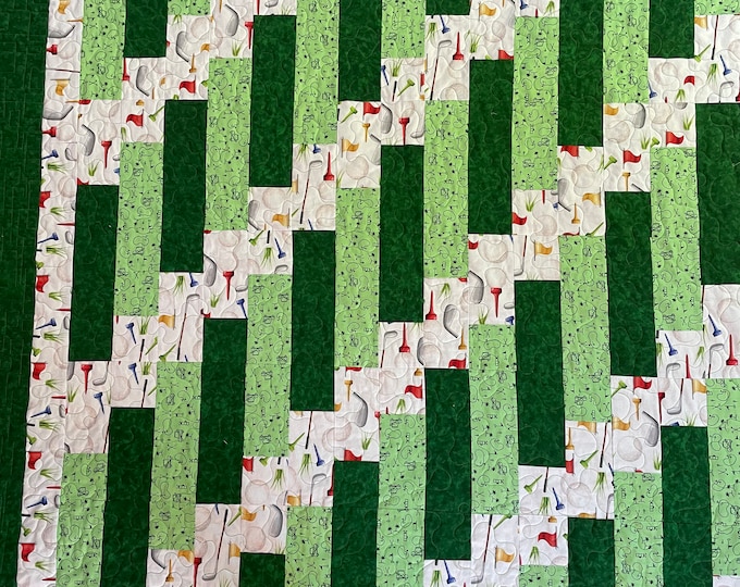 Golf Quilt for Sale/handmade Quilt for Sale/lap Quilt/throw Quilt/gift ...