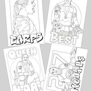 Mary Earps Colouring Book Pack A5 Size 15x21cm 12 Pages With 3 Mini ...