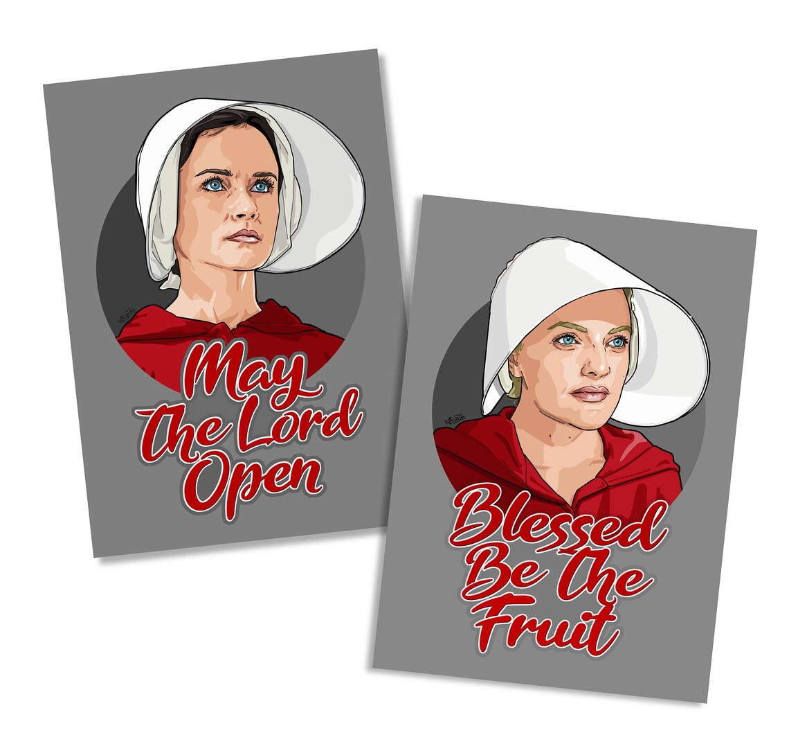 The Handmaids Tale Art Print Twin Pack A4 Size - Etsy