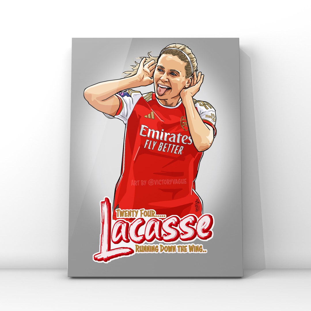 Running Down the Wing - Cloe Lacasse Arsenal A4 Print (with Free Mini ...