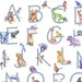 Animal Alphabet Poster, Watercolor ABC Homeschool Chart, Nursery Art ...