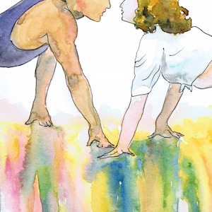 Set of 3 Dancing Pop culture Wall Art Prints Dance studio | Etsy