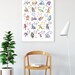 Woodland Animals Numbers Poster Watercolor Nursery Art - Etsy
