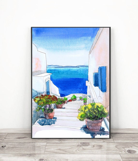 Easy Greek Art Painting