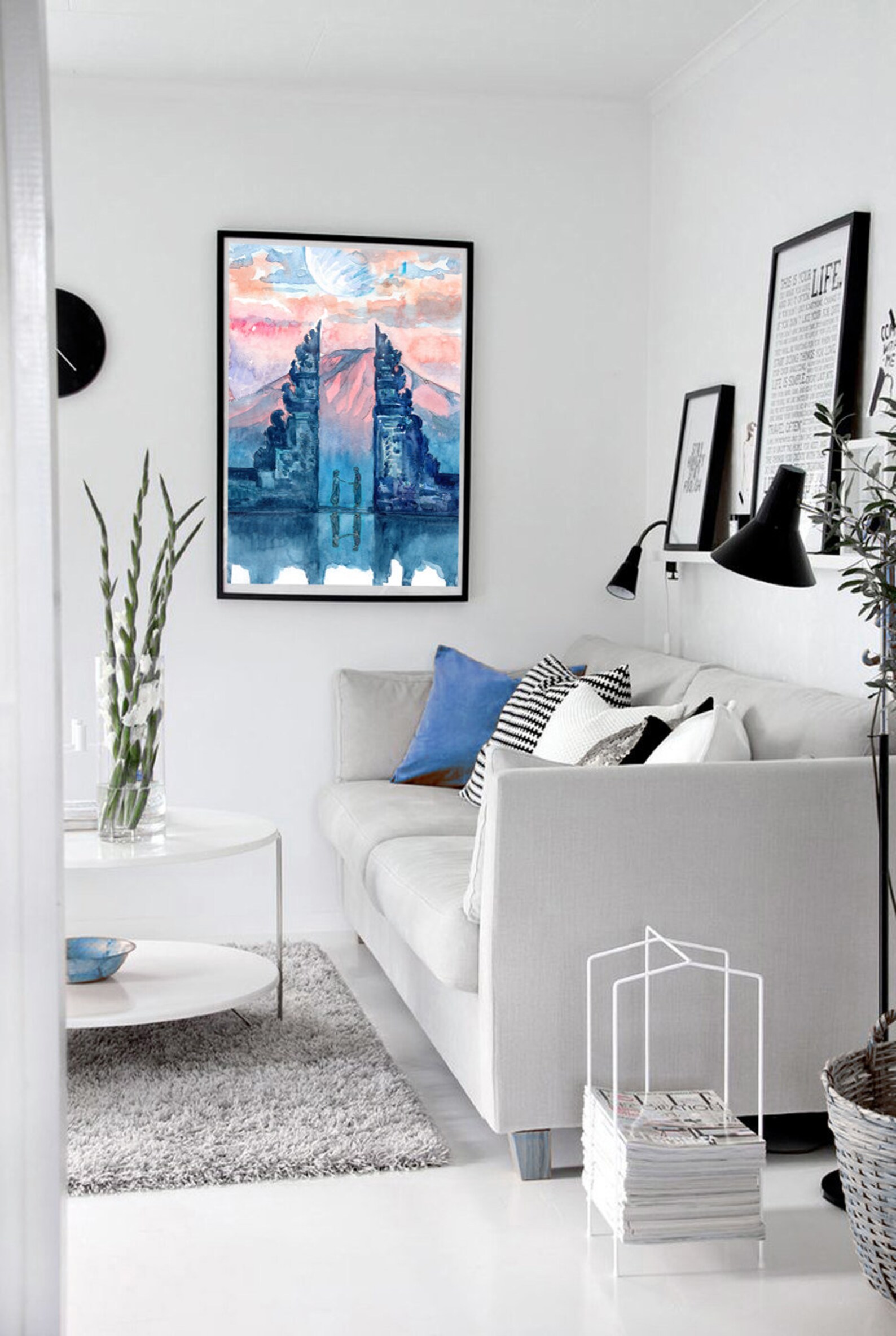 Bali Art Indonesia Wall Art Print Bali Gate of Heaven - Etsy