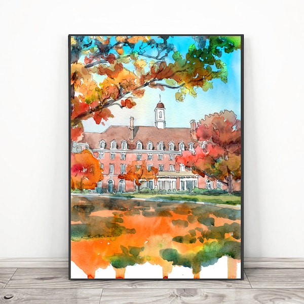 University of Illinois Poster - Etsy