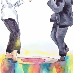 Set of 3 Dancing Pop Culture Wall Art Prints, Dance Studio Decor ...