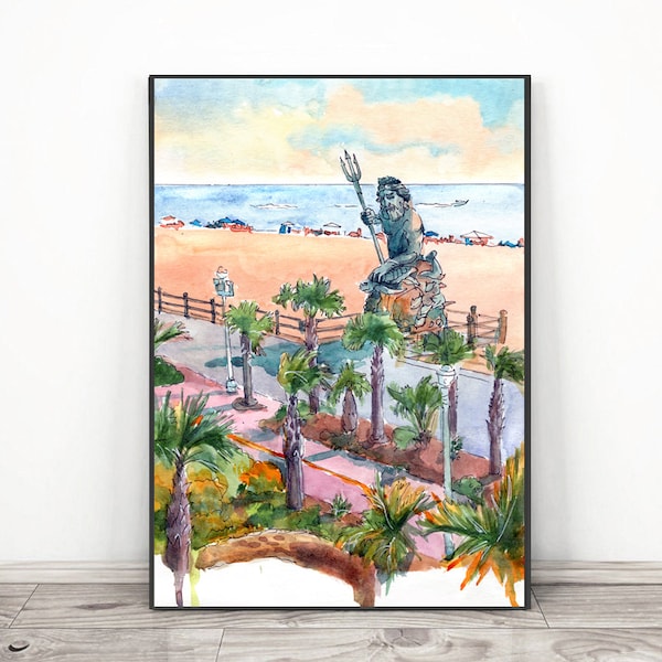 King Neptune Art - Etsy
