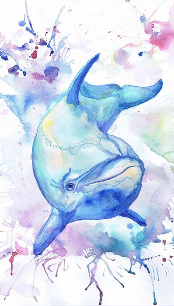 Sea Animal Watercolor Paintings
