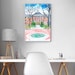 Miami University Ohio Art Print, Watercolor Painting , Oxford Abstract ...