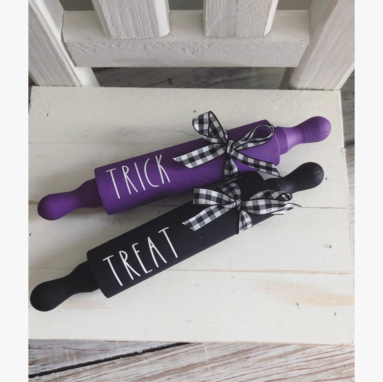 Mini Wooden Rolling Pins Set of 2 | Etsy