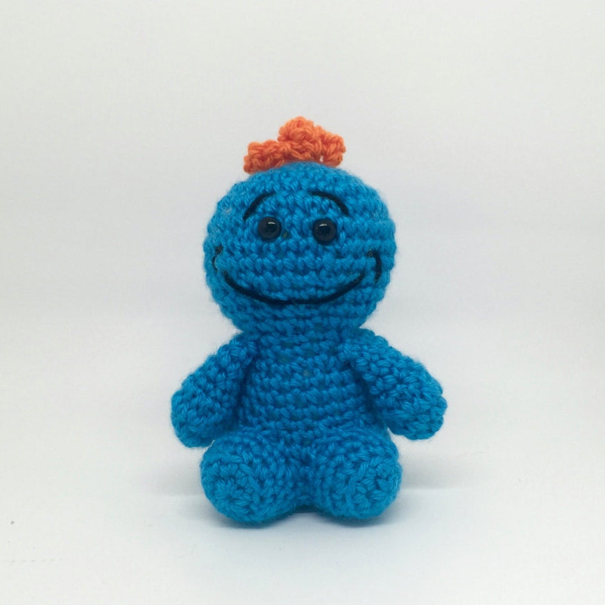 Digital Pattern - Mr Meeseeks Crochet Amigurumi Toy - Etsy
