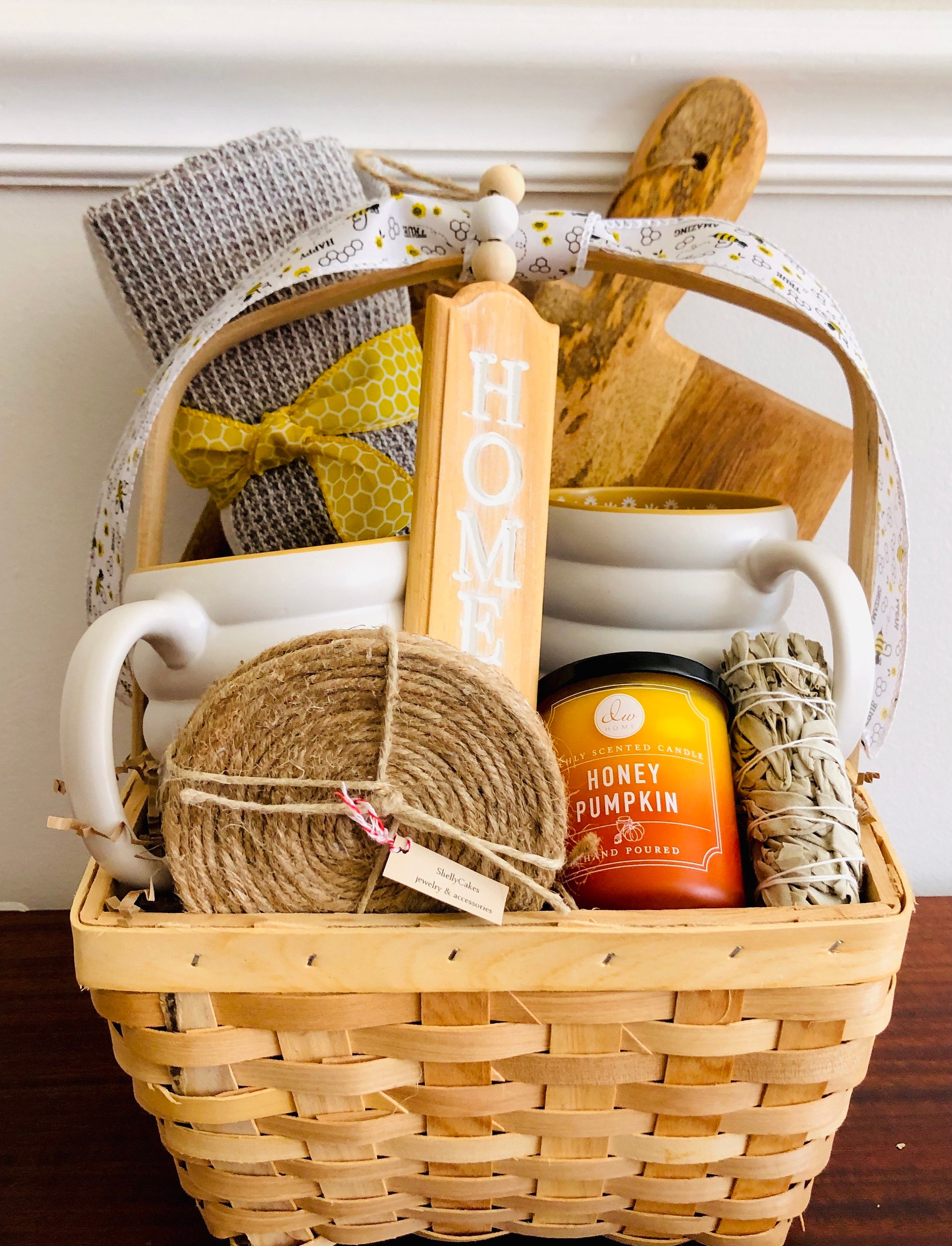 READY TO SHIP Gift, Box, Basket, New Home, Housewarming, Birthday, for ...