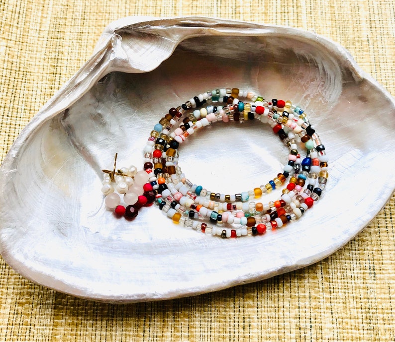 BEST SELLER Shell Jewelry Holder Dish Organization Beach Wedding Decor ...