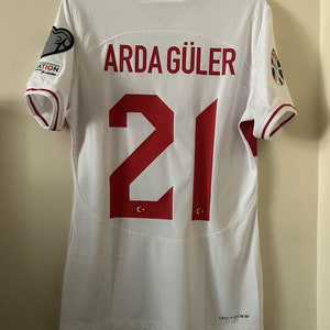 Personalize TURKEY Home 2024/26 ARDA GÜLER 21 Jerseys Best Seller ...
