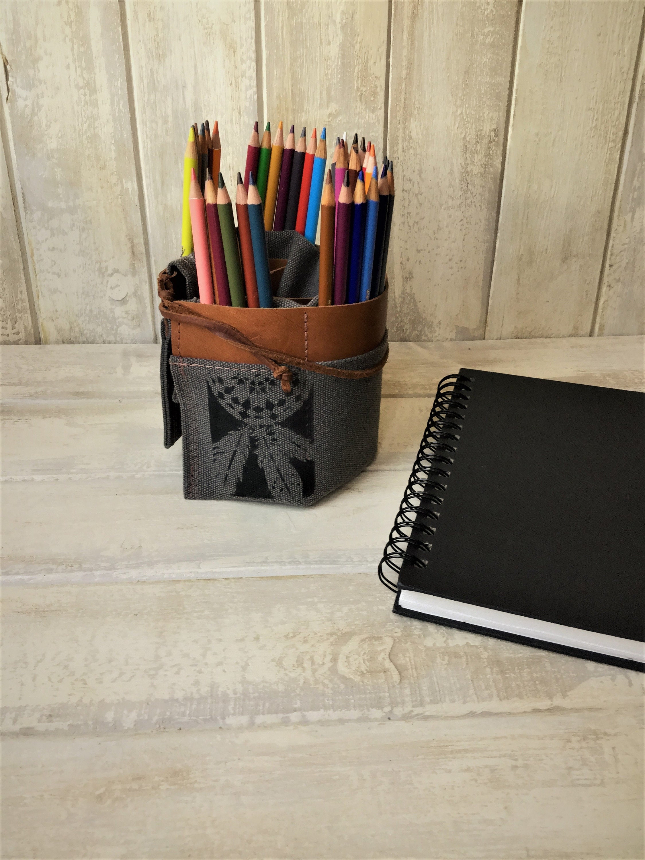 Pencil Roll, Pen Roll, Pencil Roll Up Case, Pencil Roll Canvas, Artist ...