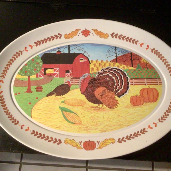Turkey Platter - Etsy