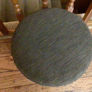 Vintage Round Metal Mesh MCM Footstool Footrest Decorative Furniture ...