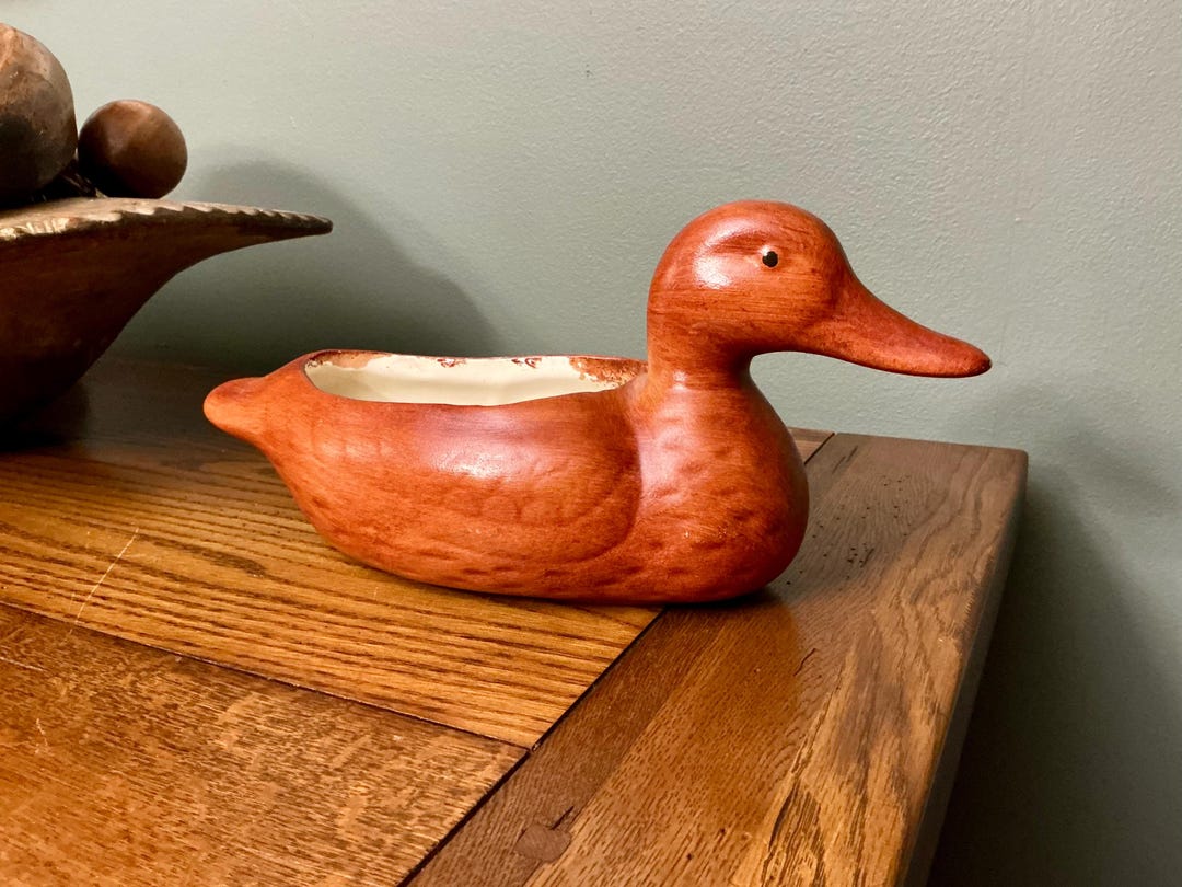 Vintage Ceramic Duck Planter Hunter Man Cave Decorative Decor - Etsy