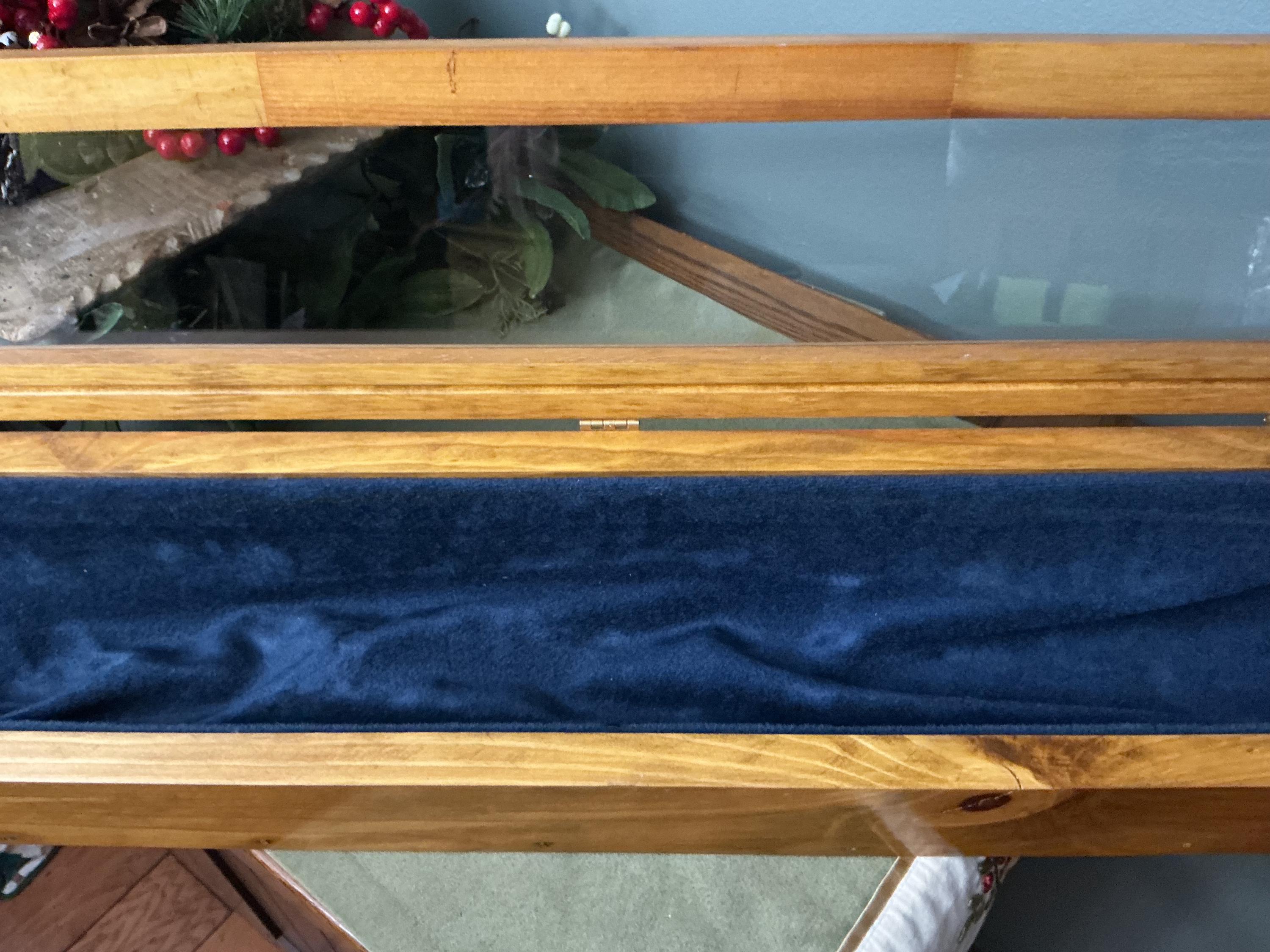 Vintage Wooden and Glass Display Memorabilia Case - Etsy