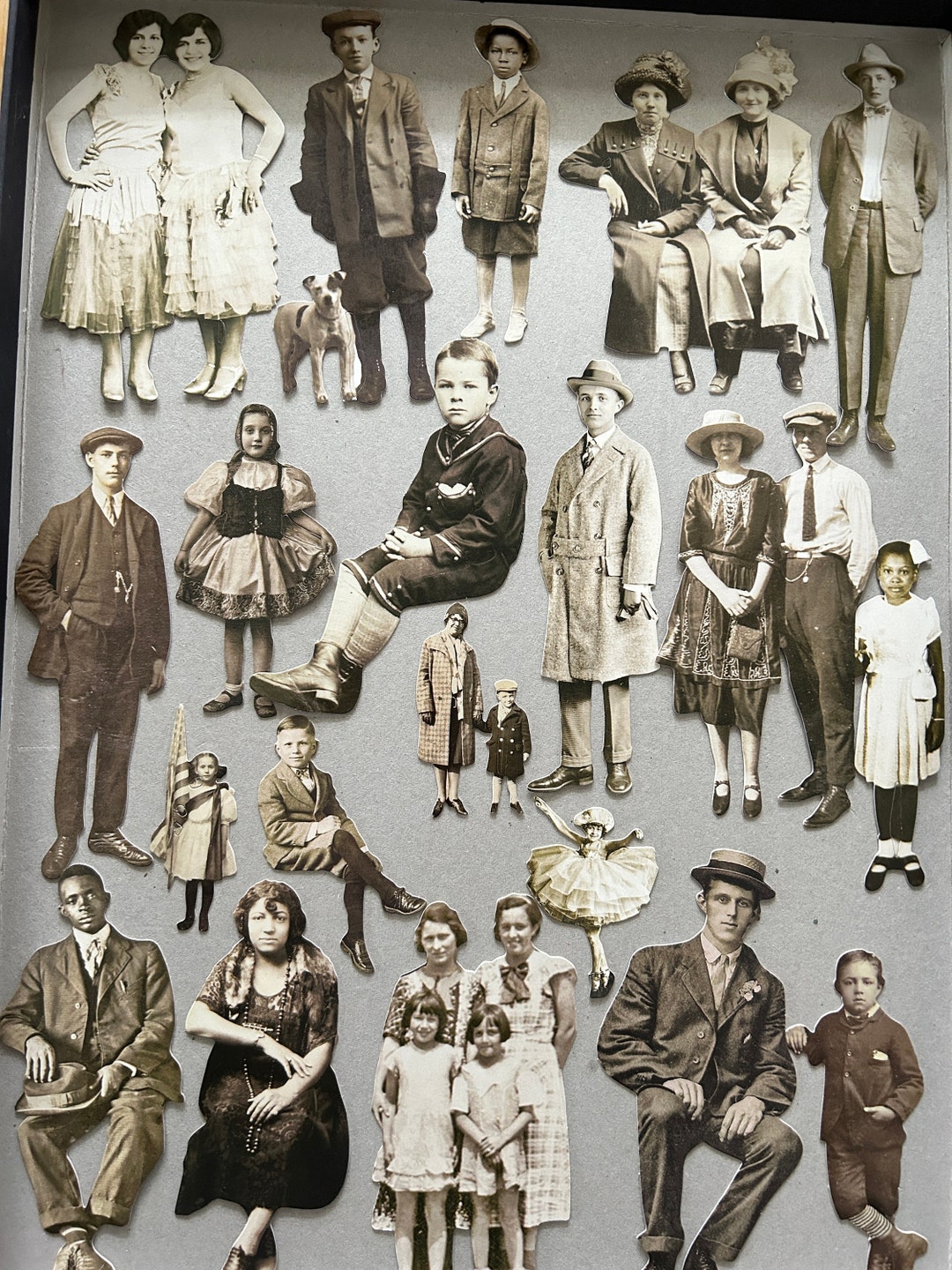 20 Piece Bundle Variety Paper Doll Ephemera From Tim Holtz Packages Kit ...