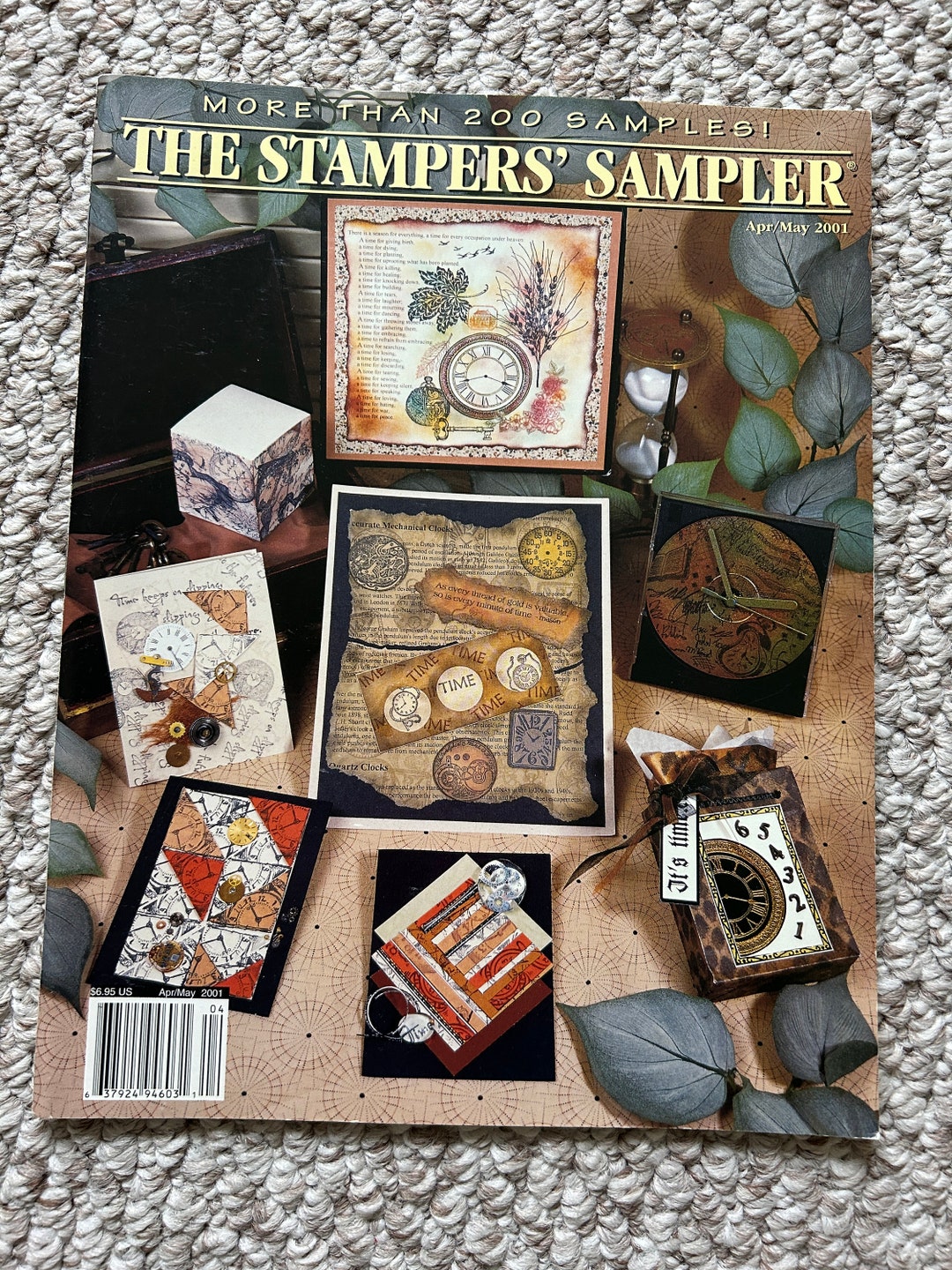 4 Stampers Sampler Craft Magazines With Directions for Many Stamping ...
