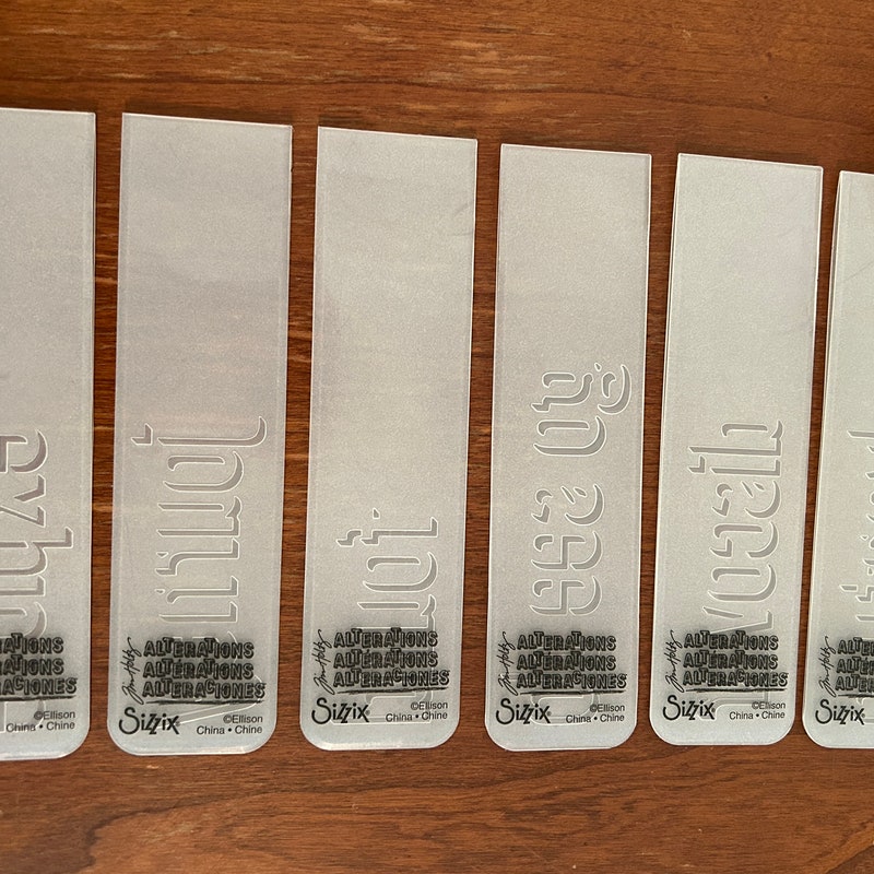 Embossing Folder Set - Etsy