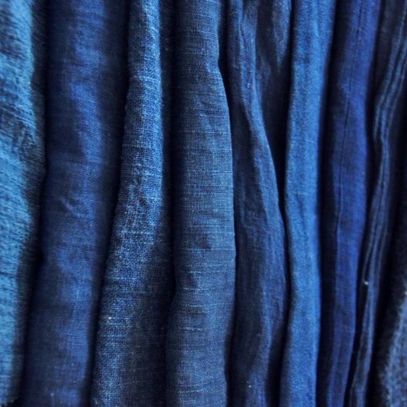 Japanese Indigo Fabric - Etsy